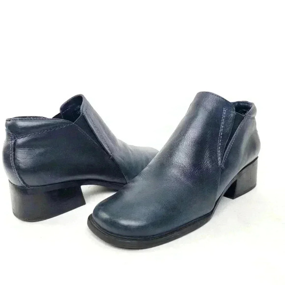 Vintage | Shoes | Vintage 9s Markon Queen Midnight Blue Slipon Chunky ...